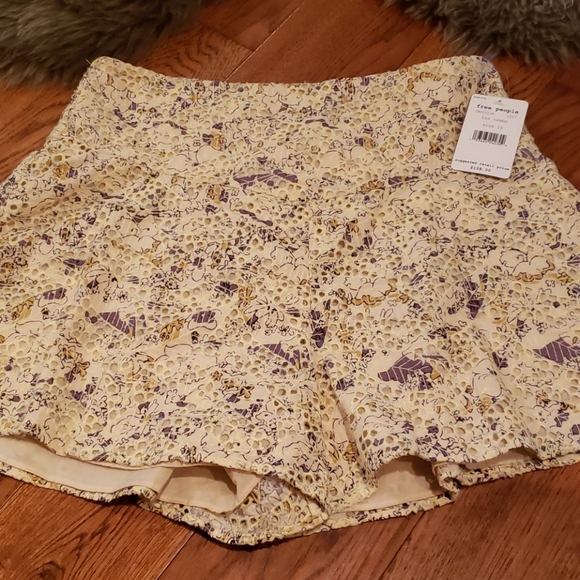 Free People | Shorts | Free People Yellow Shorts Nwt | Poshmark